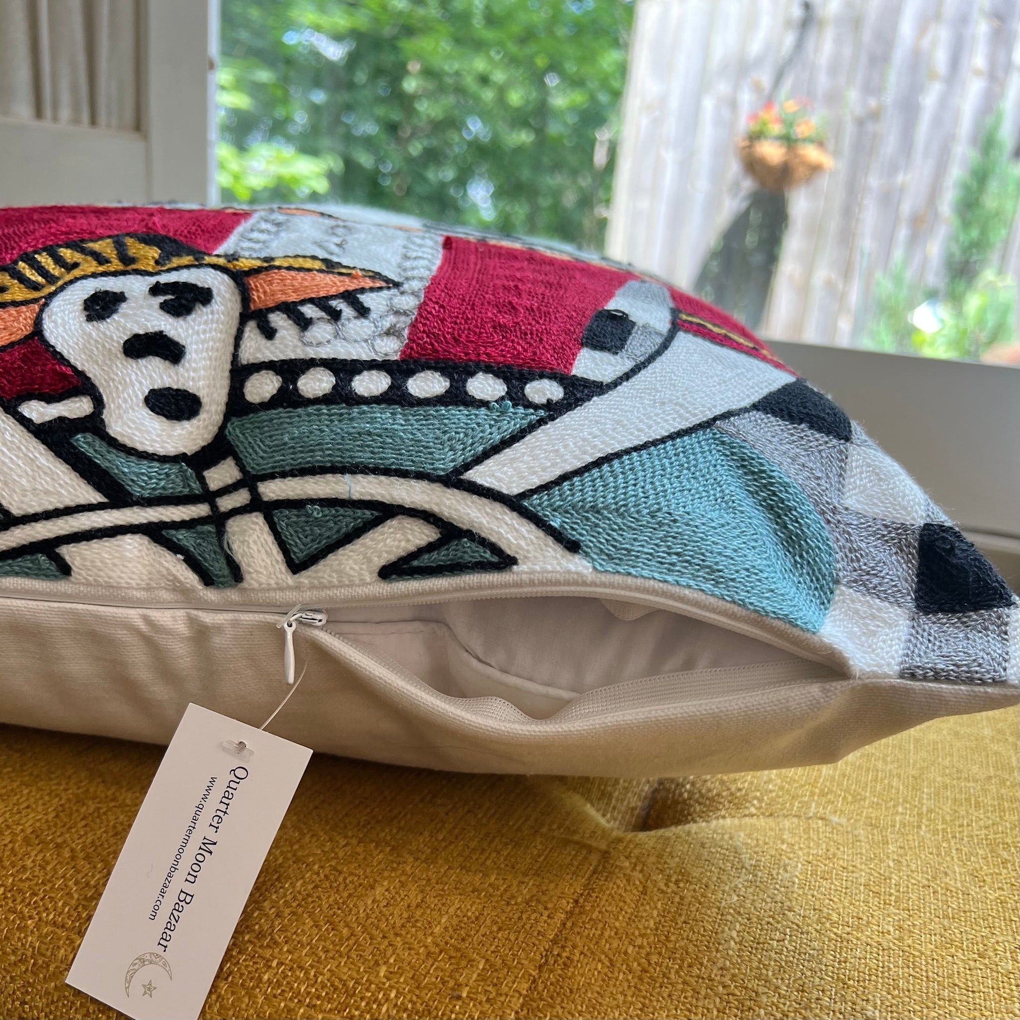 Set of Three Frida Kahlo Inspired Pillow Covers – Quarter Moon Bazaar